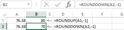 How To Round Numbers In Large And Smaller Side Of The Excel