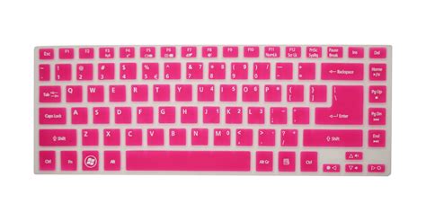 Pcprofessional Hot Pink Ultra Thin Silicone Gel Keyboard Cover For Acer Aspire R R Laptop