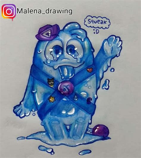 Squeak Brawl Stars Fanart Fan Art By Malenadrawing On Deviantart