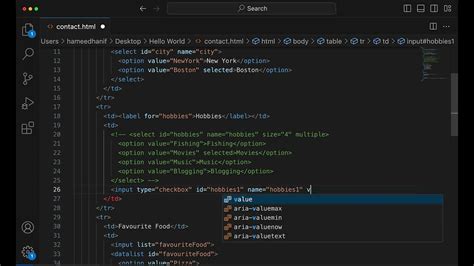 Checkbox Multi Selection Html Css Youtube