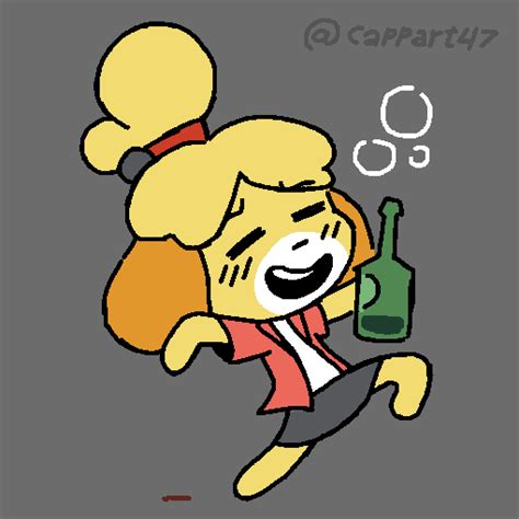 Drunk Isabelle For No Reason By Cappuccinoart On Newgrounds