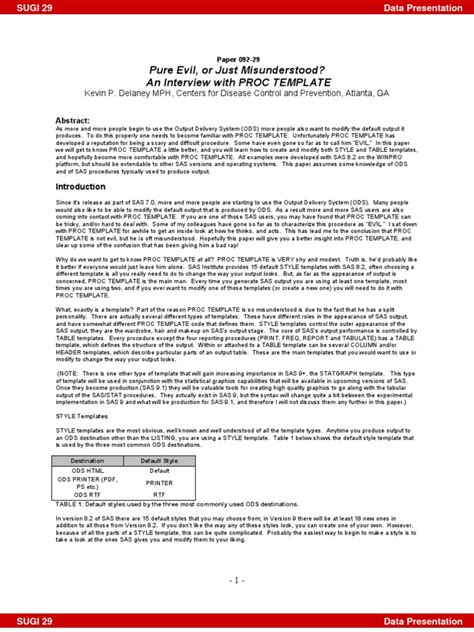 Pdf Pure Evil Or Just Misunderstood An Interview With Proc Template Dokumentips