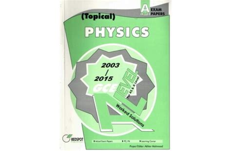 Redspot A Level Pure Physics Topical Worked Solution Boicycle
