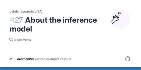 About The Inference Model · Issue 27 · Dvlab Researchlisa · Github