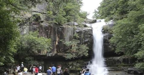 장맛비로 수량 불어난 수옥폭포 장관