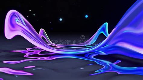 Ambient Sound Waves — Gentle Audio Visualization In Motion Stock Video Video Of Motion