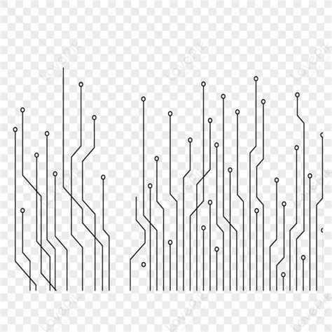 Vector Electronic Circuit Board Design Pcb Printed Circuit Board Science And Technology Line