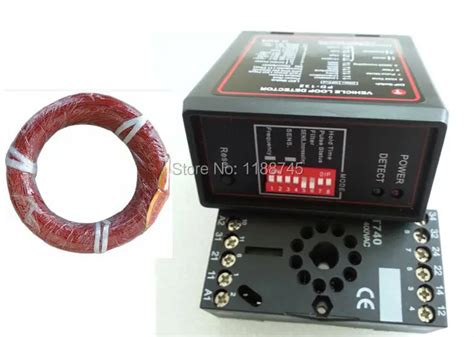 Traffic Inductive Loop Vehicle Detector Signal Control W 50m Induction Coil Wire In Access