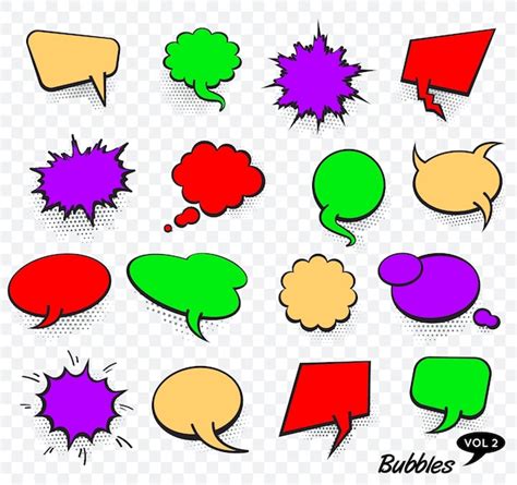 팝 아트 스타일 벡터 만화 텍스트 연설 거품 하프톤 도트 배경 빈 템플릿 집합 만화 상자 Popart에 대 한 만화 책 대화