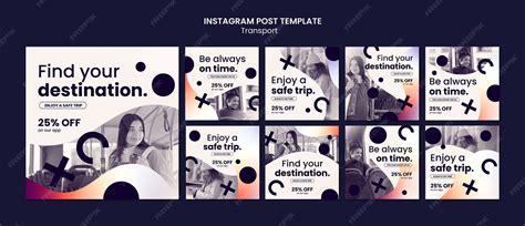 Free Psd Gradient Transport Template Design