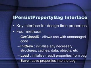 Design Time Properties In Custom Pipeline Components PPT