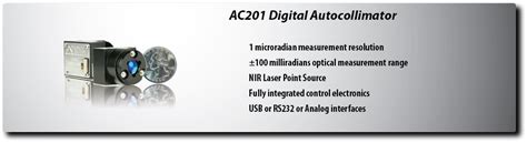 Ac201 Digital Autocollimator