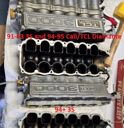 Psa Upper Intake Plenum And Vic Differences 91 93 94 And Diamante Variable Intake