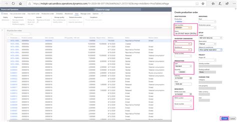 Microsoft Dynamics Supply Chain Management Production And Quality Order Creation Mahmood Ul Hassan