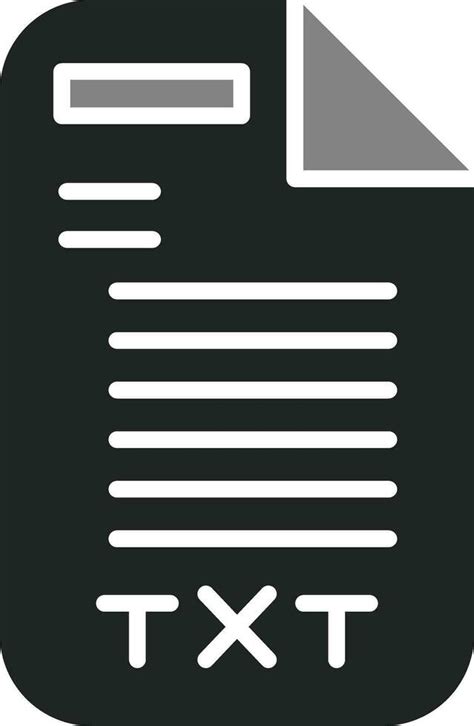 Text File Vector Icon 32683342 Vector Art At Vecteezy