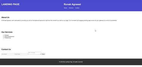 Ronak Agrawal On Linkedin Html Css Coding Virtualinternship