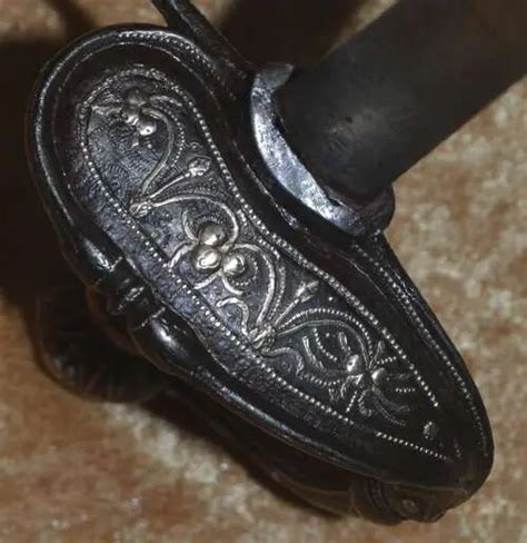 Silver Inlaid Transitional Rapiersmallsword Ca 1700 In Swords