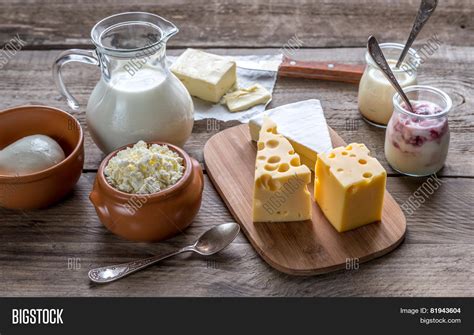 Various Types Dairy Image Photo Free Trial Bigstock
