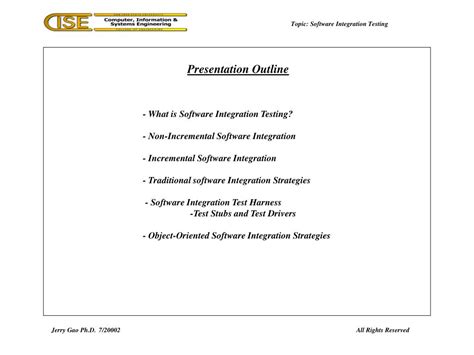 Ppt Software Integration Testing Powerpoint Presentation Free
