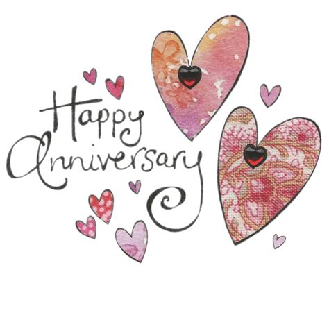 A Clipart Image Featuring Happy Anniversary Text With Decorative