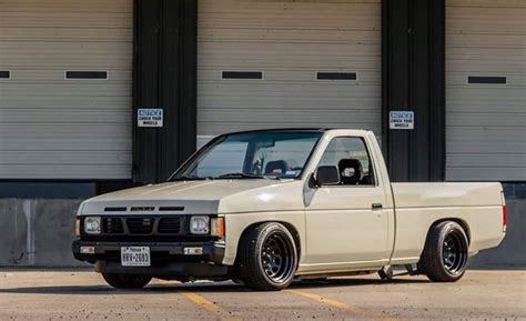 White Nissan Hardbody D21 Pickup Truck