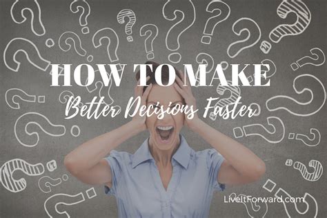 Lif 084 How To Make Better Decisions Faster