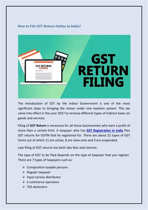 PPT How To File GST Return Online In India PowerPoint Presentation Free Download ID 11507834