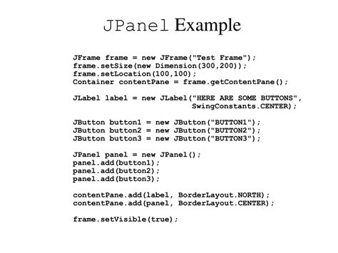 Ppt Implementing Guis In Java Powerpoint Presentation Free Download Id 182614