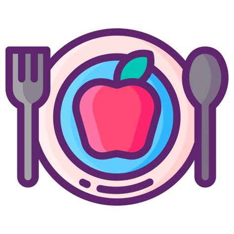Icono De Alimentación Saludable Generic Outline Color