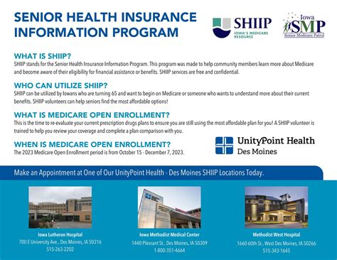 Unitypoint Health Des Moines 2023 Senior Health Insurance Information