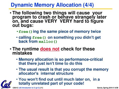 ~cs61c Cs61c Machine Structures Lecture 5 Introduction To C Pt 3 C