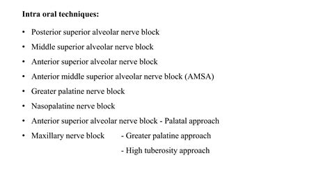Maxillary Nerve Block Pptx