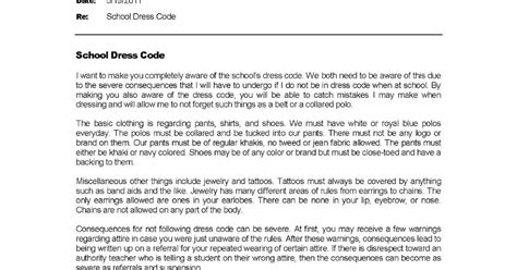 Memo About Dress Code At Carisa Macaulay Blog