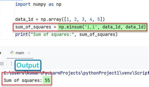 NumPy Sum Of Squares In Python Methods