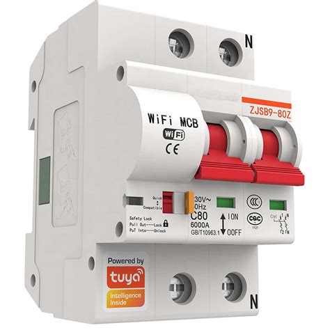 Smart Wifi Circuit Breaker Automatic Switch Short Circuit Protection