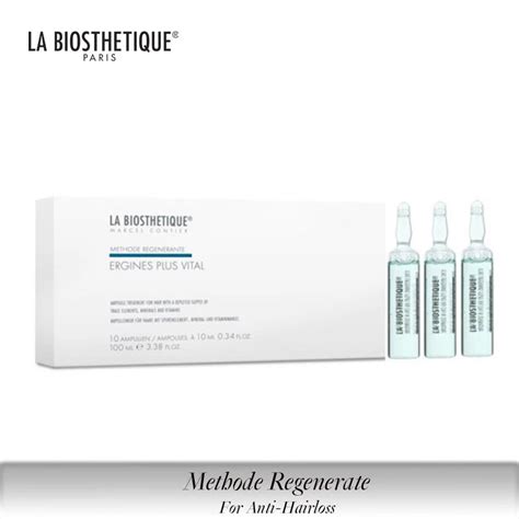 La Biosthetique Ergines Plus Vital 2 Vials 10 Vials 10ml Each
