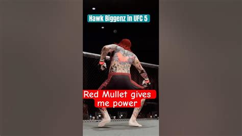 Hawk In Ufc Ufc Ufc5 Playstation Ps5 Redhead Mullet Fight