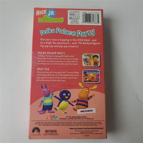 The Backyardigans Polka Palace Party Vhs 2006 For Sale Online Ebay