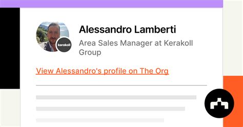 Alessandro Lamberti Area Sales Manager At Kerakoll Group The Org