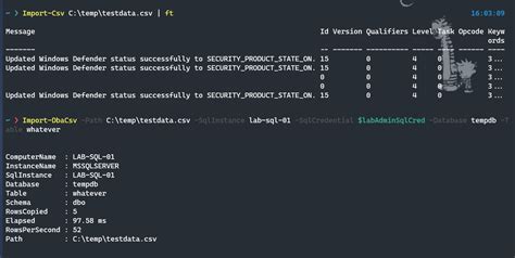 Bug Import Dbacsv Prompts For Confirmation And Throws Exception