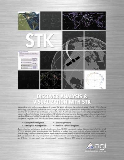 Discover Analysis And Visualization With Stk Agi