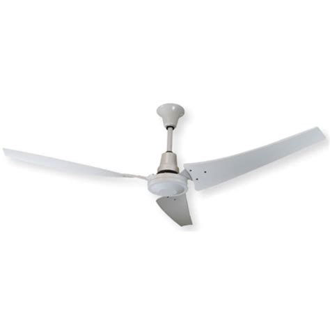 Tpi Brand 60 Diameter Moisture Rated Reversible Variable Speed White 120v Industrial Ceiling Fan