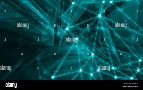 Creative New Tech Graphic Backgrounds Connected Random Polygons Stock