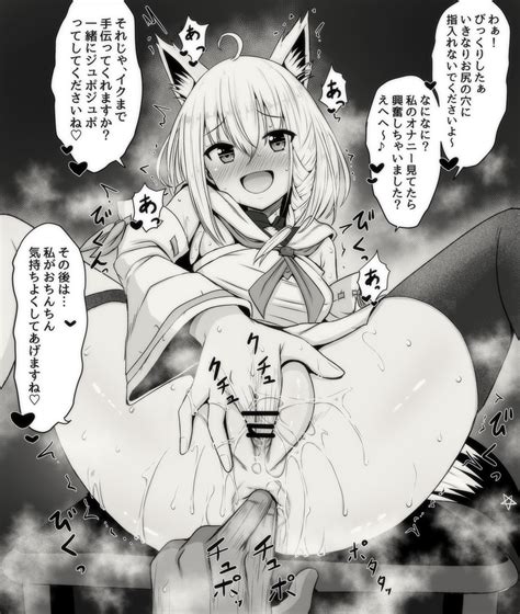 Shirakami Fubuki And Shirakami Fubuki Hololive Drawn By Mamerakkkkko Danbooru