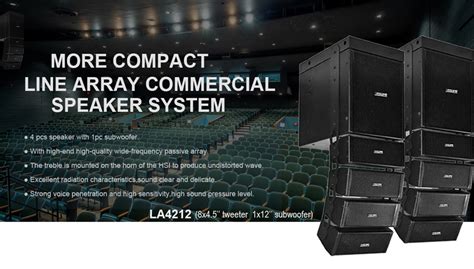 Line Array Speakers In Auditoriums And Lecture Halls 2025 Guangzhou