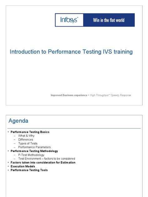 Performance Testing Training Ivs 2 Pdf
