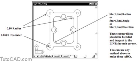 How To Create CIRCLES ARCS Tutorial AutoCAD
