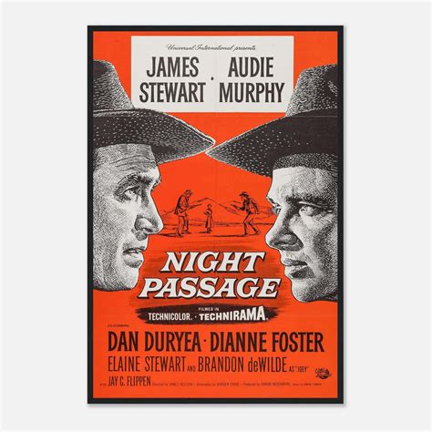 Night Passage 1957 Movie Poster Print Citiesbox
