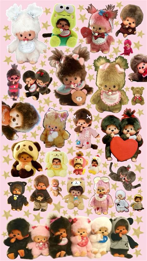 Monchhichi Wallpaper Pegatinas Bonitas Girasol En Acuarela Ilustraciones Vintage