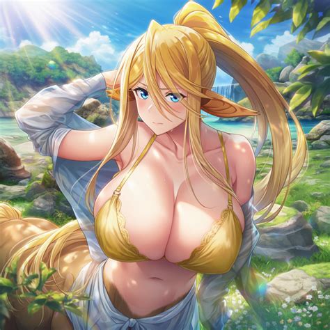 Rule 34 1girls Ai Generated Aigbrea Blue Eyes Blush Bottomless Bra